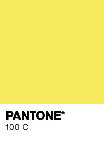 PANTONE 100 C - Pantone色号库|Pantone潘通中国官网