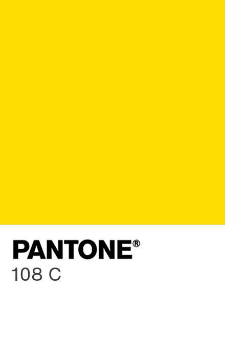 PANTONE 108 C - Pantone色号库|Pantone潘通中国官网 PANTONE 108 C - Pantone色号库|Pantone潘通中国官网