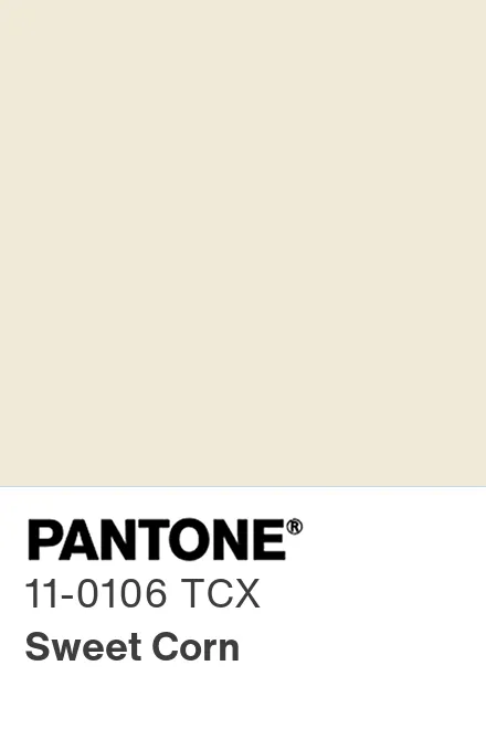PANTONE 11-0106 TCX Sweet Corn - Pantone色号库|Pantone潘通中国官网