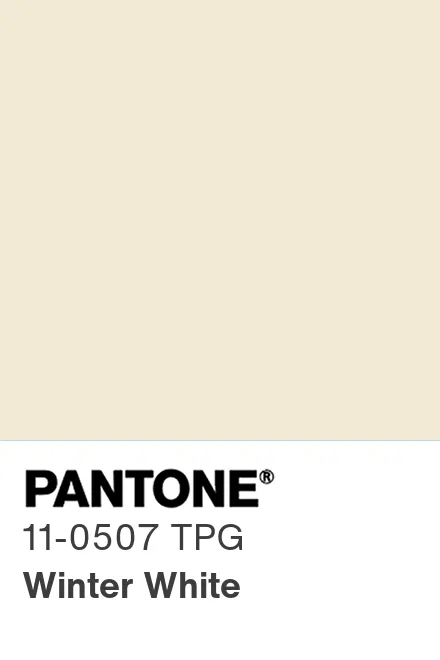 PANTONE 11-0507 TPG Winter White - Pantone色号库|Pantone潘通中国官网