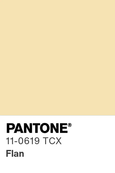 PANTONE 11-0619 TCX Flan - Pantone色号库|Pantone潘通中国官网