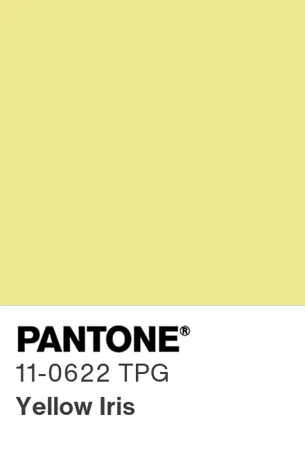 PANTONE 11-0622 TPG Yellow Iris - Pantone色号库|Pantone潘通中国官网