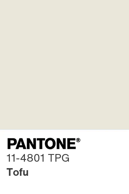 PANTONE 11-4801 TPG Tofu - Pantone色号库|Pantone潘通中国官网