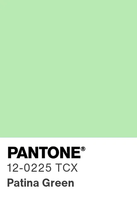 PANTONE 12-0225 TCX Patina Green - Pantone色号库|Pantone潘通中国官网