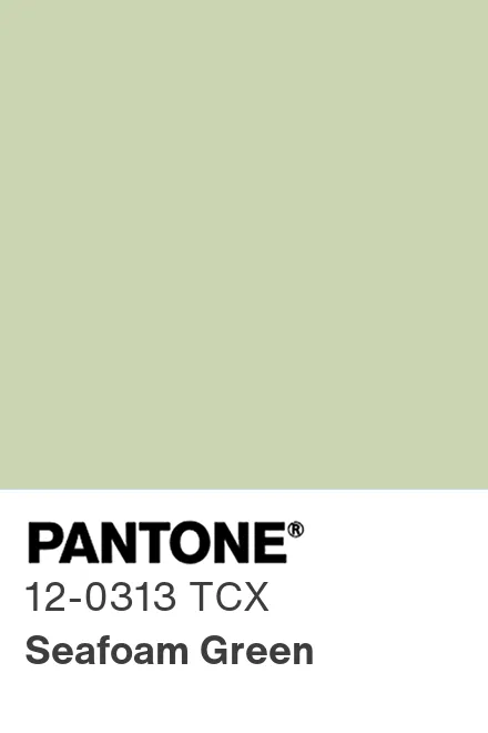 PANTONE 12-0313 TCX Seafoam Green - Pantone色号库|Pantone潘通中国官网