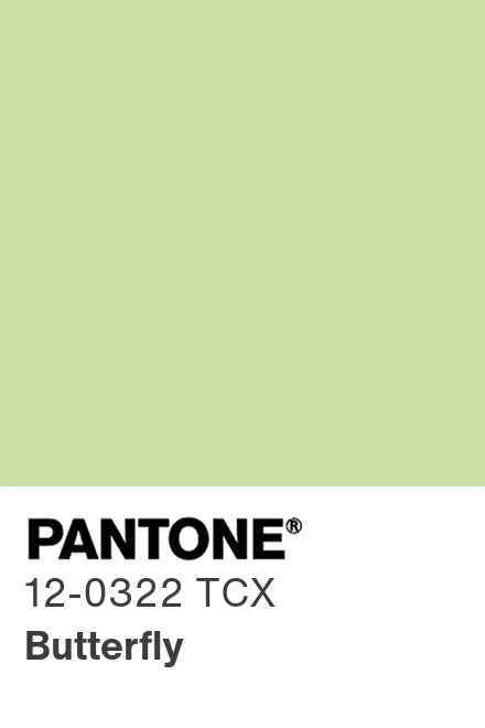 PANTONE 12-0322 TCX Butterfly - Pantone色号库|Pantone潘通中国官网