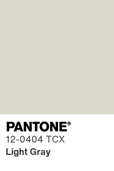 PANTONE 12-0404 TCX Light Gray - Pantone色号库|Pantone潘通中国官网