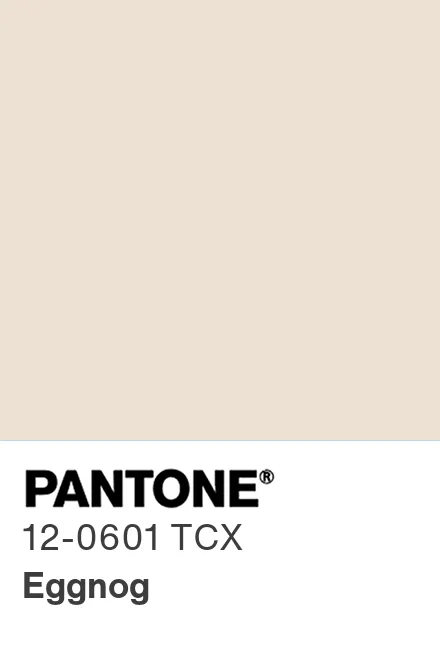 PANTONE 12-0601 TCX Eggnog - Pantone色号库|Pantone潘通中国官网