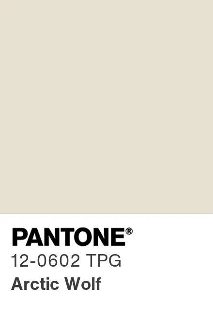 PANTONE 12-0602 TPG Arctic Wolf - Pantone色号库|Pantone潘通中国官网