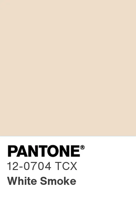 PANTONE 12-0704 TCX White Smoke - Pantone色号库|Pantone潘通中国官网