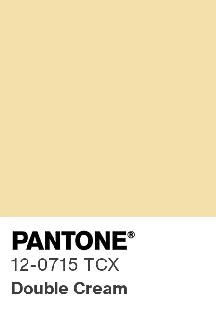 PANTONE 12-0715 TCX Double Cream - Pantone色号库|Pantone潘通中国官网