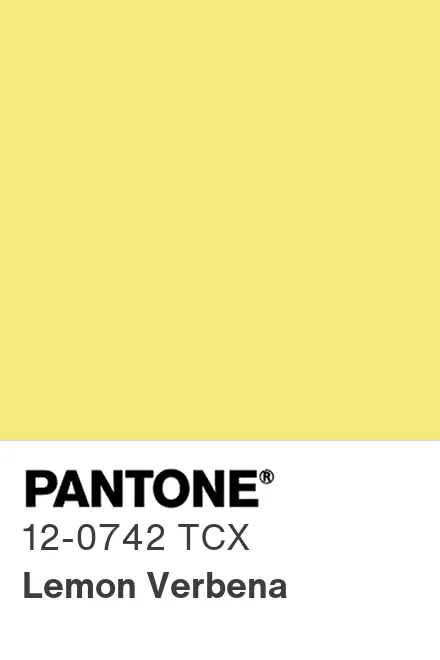 PANTONE 12-0742 TCX Lemon Verbena - Pantone色号库|Pantone潘通中国官网