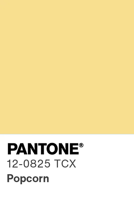 PANTONE 12-0825 TCX Popcorn - Pantone色号库|Pantone潘通中国官网