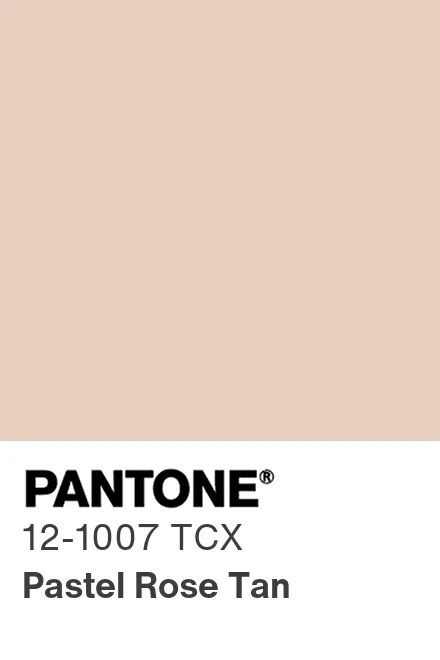 PANTONE 12-1007 TCX Pastel Rose Tan - Pantone色号库|Pantone潘通中国官网