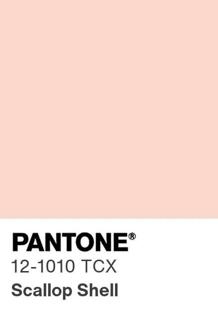 PANTONE 12-1010 TCX Scallop Shell - Pantone色号库|Pantone潘通中国官网