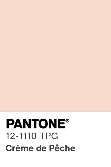 PANTONE 12-1110 TPG Crème de Pêche - Pantone色号库|Pantone潘通中国官网
