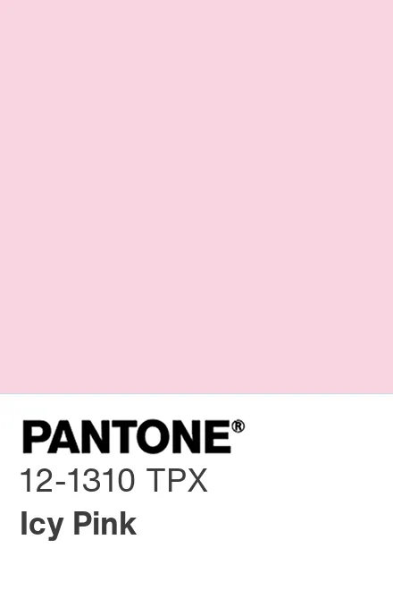 PANTONE 12-1310 TPG Icy Pink - Pantone色号库|Pantone潘通中国官网
