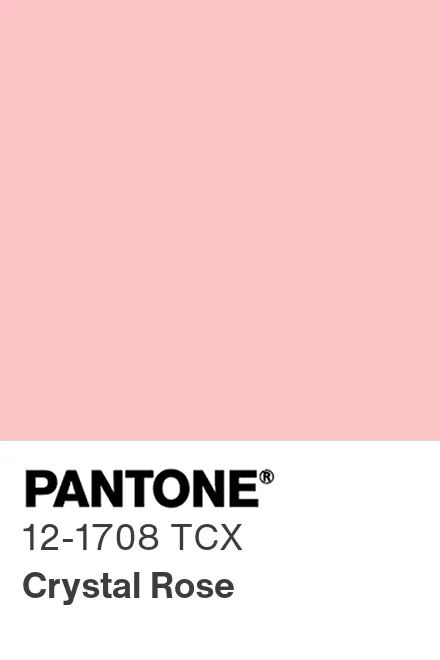 PANTONE 12-1708 TCX Crystal Rose - Pantone色号库|Pantone潘通中国官网