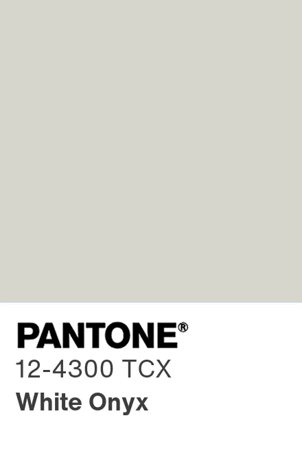 PANTONE 12-4300 TCX White Onyx - Pantone色号库|Pantone潘通中国官网