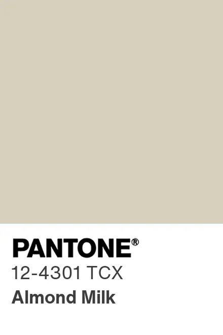 PANTONE 12-4301 TCX Almond Milk - Pantone色号库|Pantone潘通中国官网