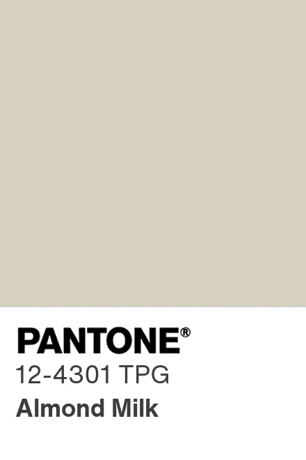 PANTONE 12-4301 TPG Almond Milk - Pantone色号库|Pantone潘通中国官网
