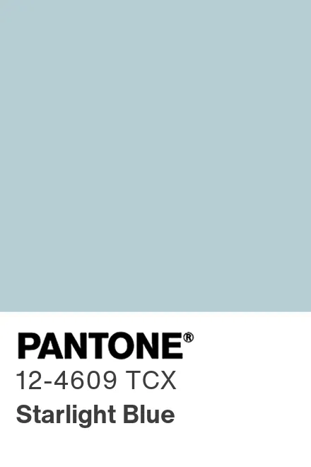 PANTONE 12-4609 TCX Starlight Blue - Pantone色号库|Pantone潘通中国官网