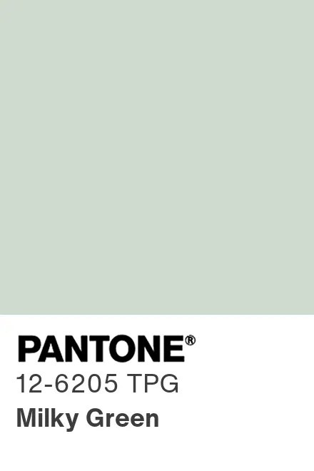 PANTONE 12-6205 TPG Milky Green - Pantone色号库|Pantone潘通中国官网