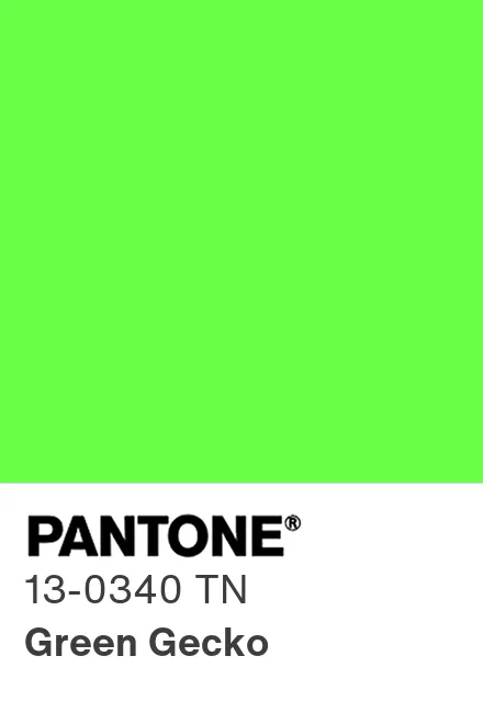 PANTONE 13-0340 TN Green Gecko - Pantone色号库|Pantone潘通中国官网