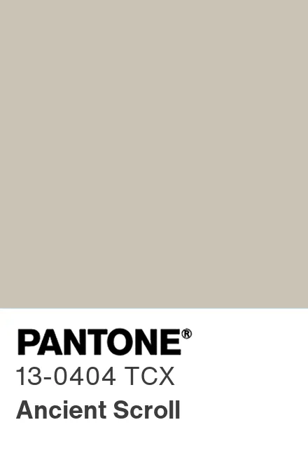PANTONE 13-0404 TCX Ancient Scroll - Pantone色号库|Pantone潘通中国官网