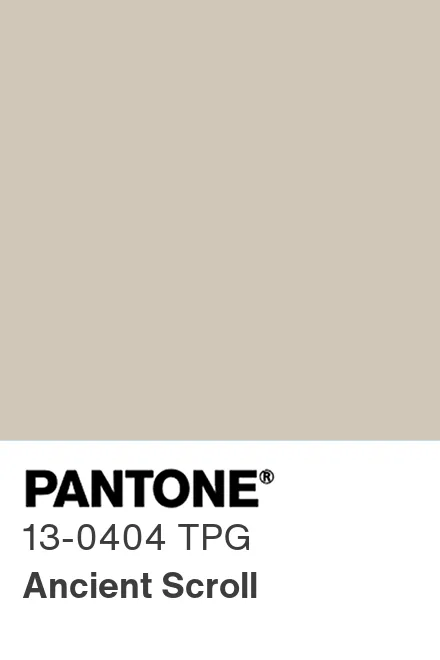 PANTONE 13-0404 TPG Ancient Scroll - Pantone色号库|Pantone潘通中国官网
