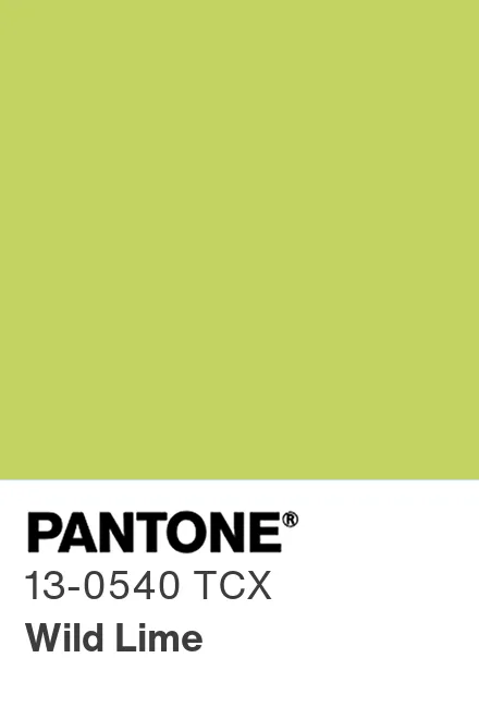 PANTONE 13-0540 TCX Wild Lime - Pantone色号库|Pantone潘通中国官网