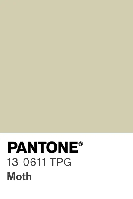 PANTONE 13-0611 TPG Moth - Pantone色号库|Pantone潘通中国官网