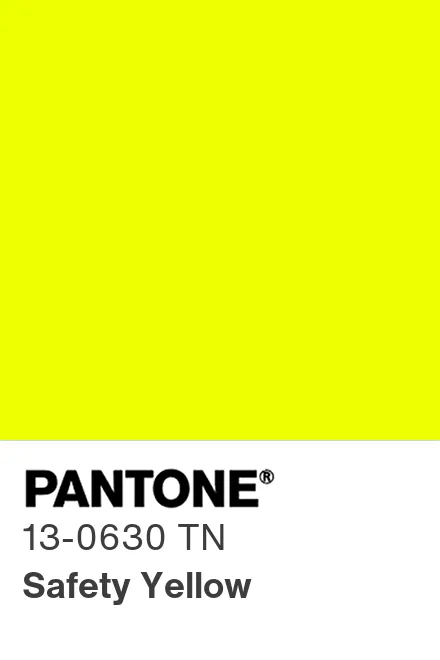 PANTONE 13-0630 TN Safety Yellow - Pantone色号库|Pantone潘通中国官网