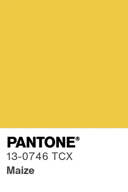 PANTONE 13-0746 TCX Maize - Pantone色号库|Pantone潘通中国官网