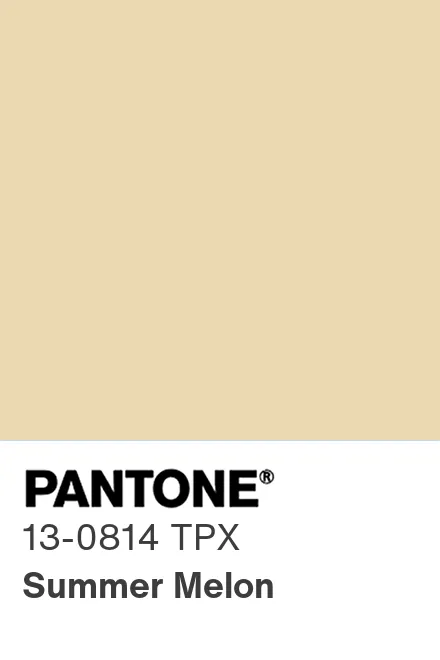 PANTONE 13-0814 TPG Summer Melon - Pantone色号库|Pantone潘通中国官网