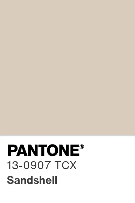 PANTONE 13-0907 TCX Sandshell - Pantone色号库|Pantone潘通中国官网