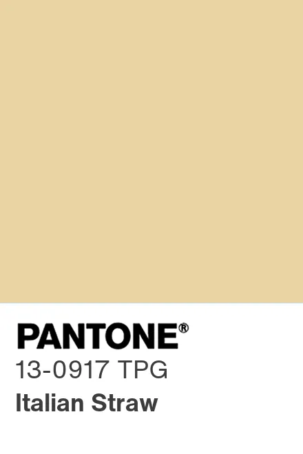 PANTONE 13-0917 TPG Italian Straw - Pantone色号库|Pantone潘通中国官网