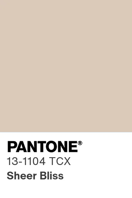PANTONE 13-1104 TCX Sheer Bliss - Pantone色号库|Pantone潘通中国官网