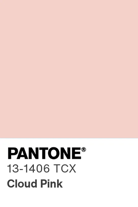 PANTONE 13-1406 TCX Cloud Pink - Pantone色号库|Pantone潘通中国官网