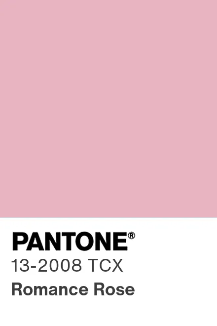 PANTONE 13-2008 TCX Romance Rose - Pantone色号库|Pantone潘通中国官网