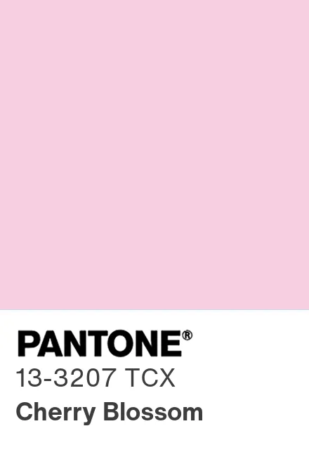 PANTONE 13-3207 TCX Cherry Blossom - Pantone色号库|Pantone潘通中国官网