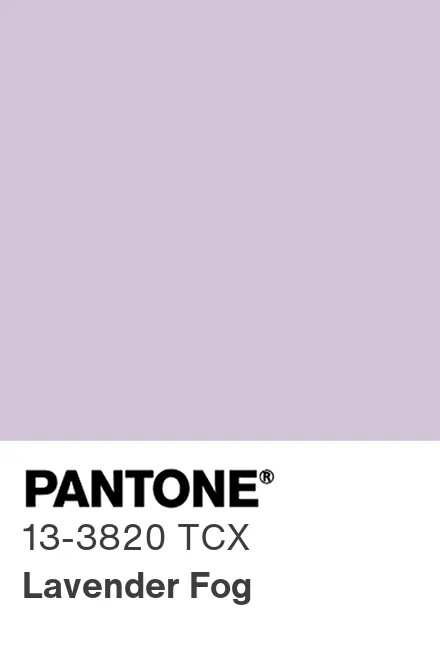 PANTONE 13-3820 TCX Lavender Fog - Pantone色号库|Pantone潘通中国官网