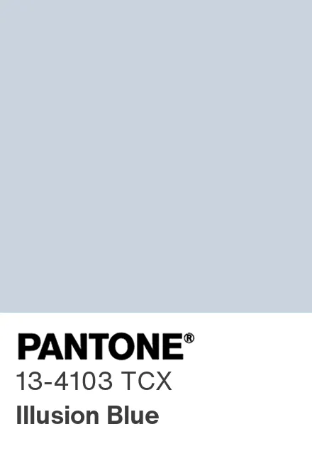 PANTONE 13-4103 TCX Illusion Blue - Pantone色号库|Pantone潘通中国官网