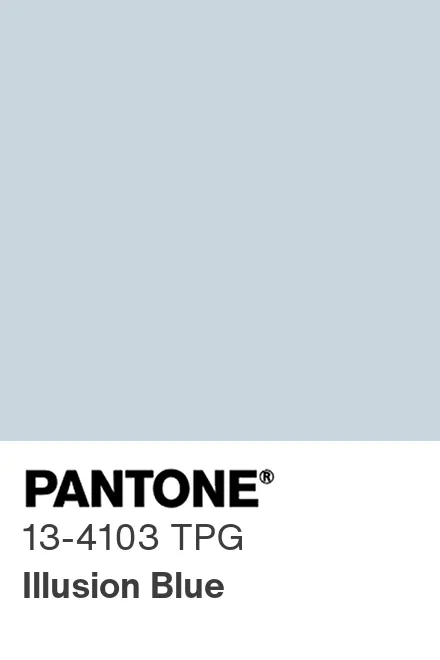PANTONE 13-4103 TPG Illusion Blue - Pantone色号库|Pantone潘通中国官网