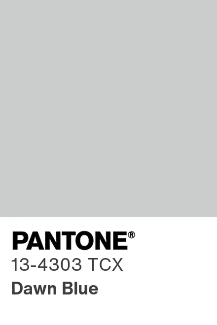 PANTONE 13-4303 TCX Dawn Blue - Pantone色号库|Pantone潘通中国官网
