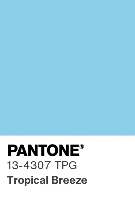 PANTONE 13-4307 TPG Tropical Breeze - Pantone色号库|Pantone潘通中国官网