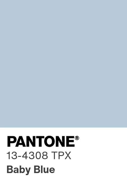 PANTONE 13-4308 TPG Baby Blue - Pantone色号库|Pantone潘通中国官网
