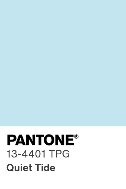 PANTONE 13-4401 TPG Quiet Tide - Pantone色号库|Pantone潘通中国官网