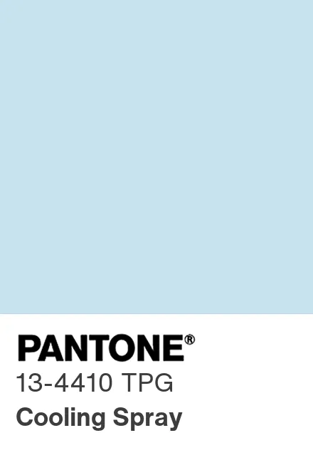 PANTONE 13-4410 TPG Cooling Spray - Pantone色号库|Pantone潘通中国官网