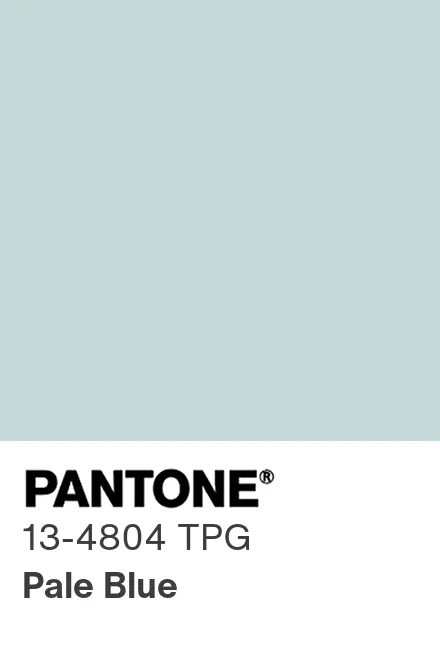 PANTONE 13-4804 TPG Pale Blue - Pantone色号库|Pantone潘通中国官网